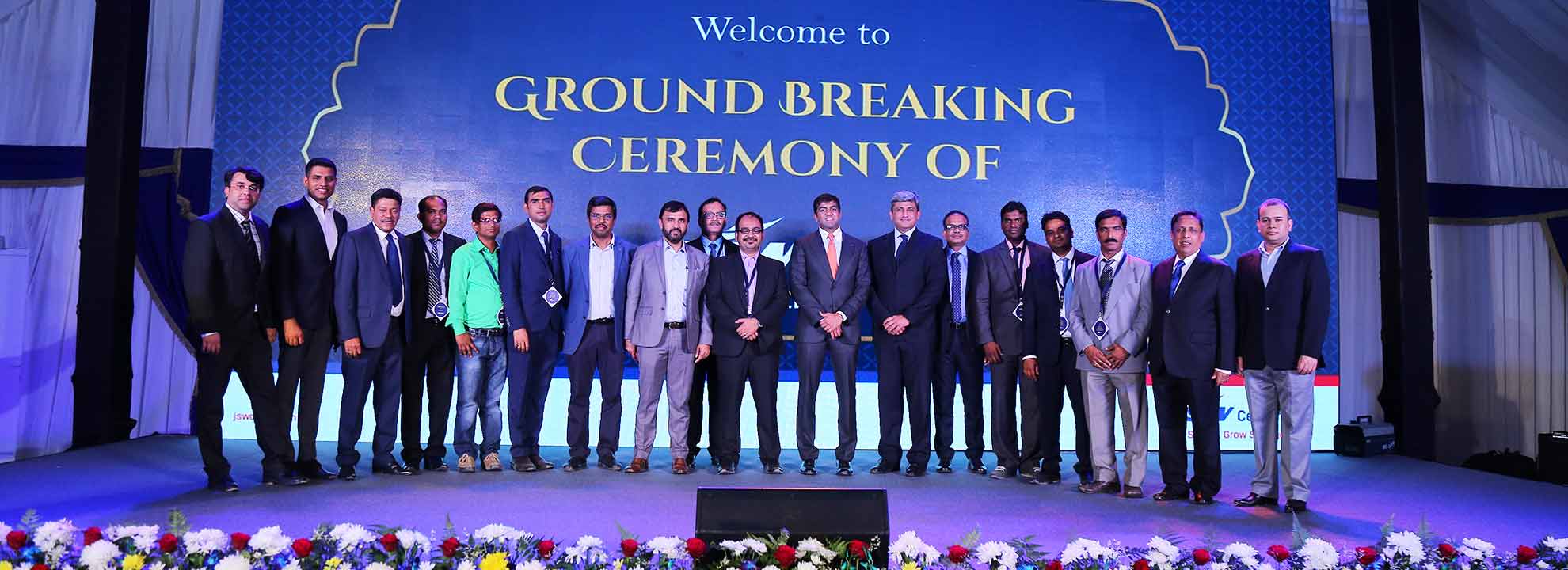 Groundbreaking Ceremony JSW Cement - Max Events Dubai - India | Event ...