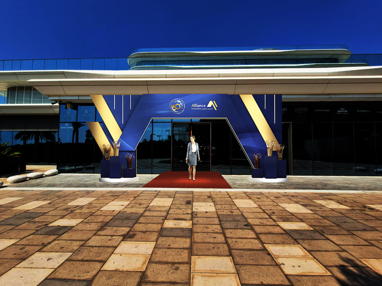 Entrance Arch Custom design by Max Events Dubai - Max Events Dubai ...